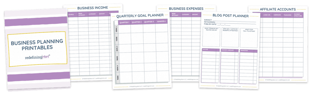 FREE Business Tracking Printable Templates - Redefining Mom®